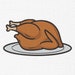 Roast Chicken Embroidery Design Fried Chicken Embroidery Design Chicken ...