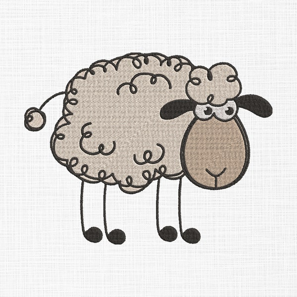 Sheep Embroidery - Etsy