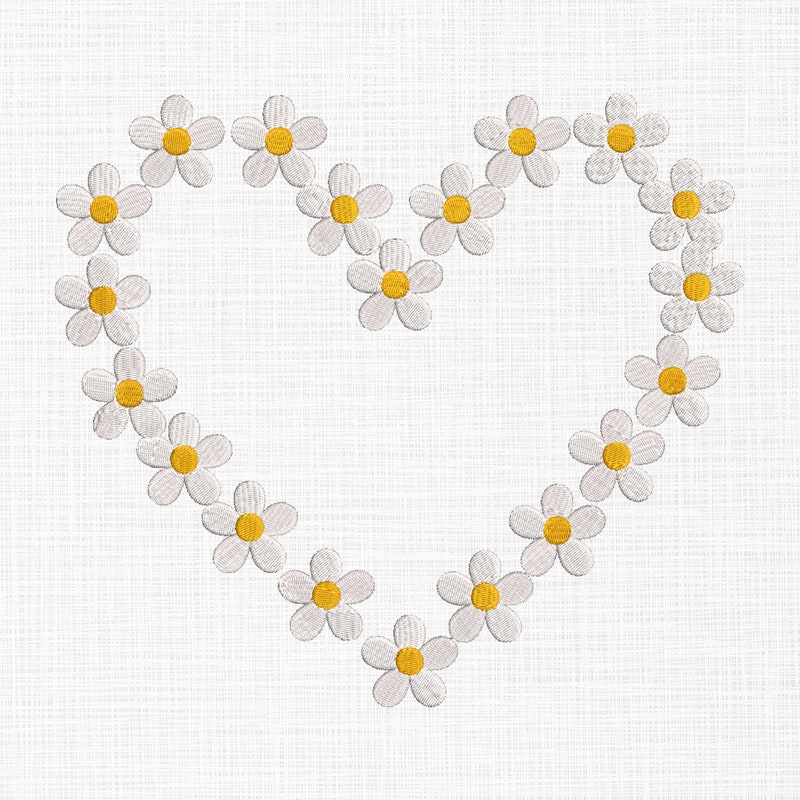 Daisy Embroidery Pattern - Etsy