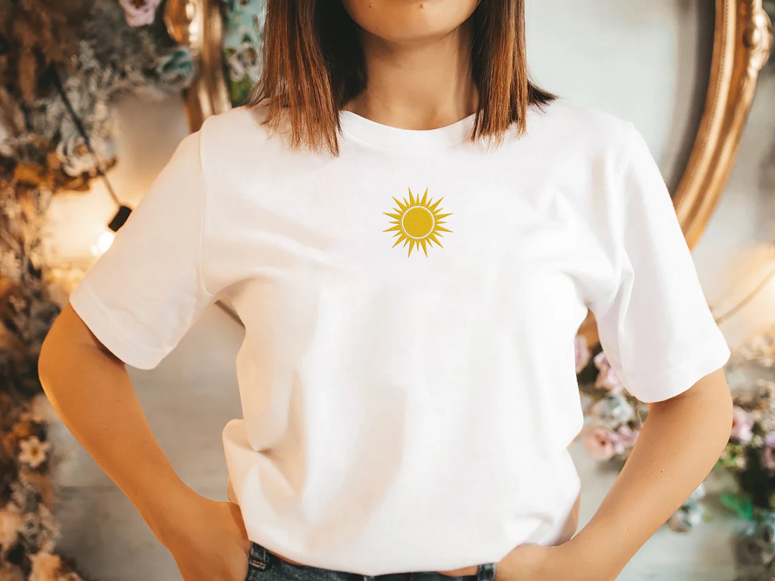 Sun Embroidery Design Sunshine Embroidery Design Sun Embroidery Files ...