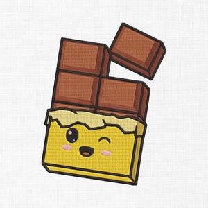 Cute Chocolate Embroidery Design Chocolate Embroidery Design Sweet ...