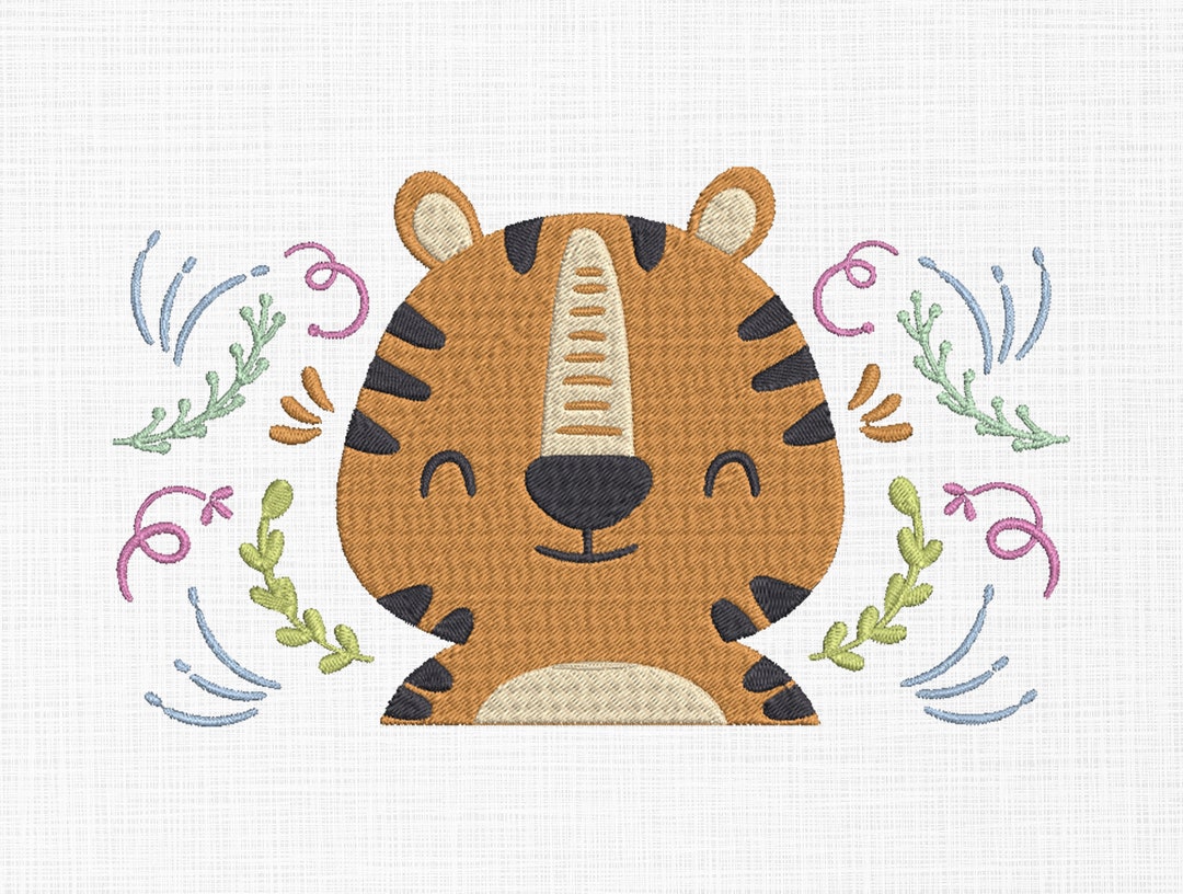 Cute Baby Lion Embroidery Design Safari Embroidery Design Animal ...