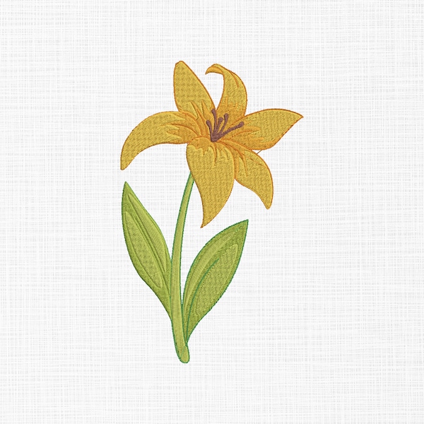 Tiger Lily Embroidery Designs - Etsy