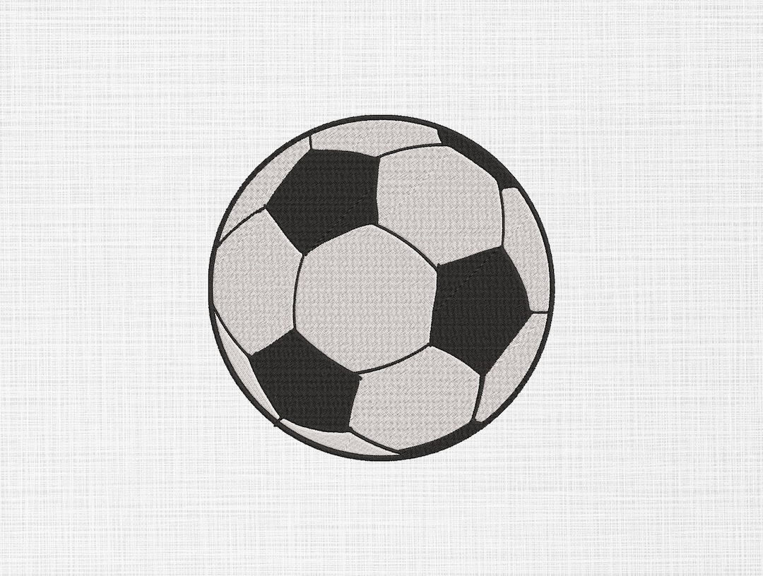 Soccer Ball Embroidery Design Football Embroidery Design Ball ...