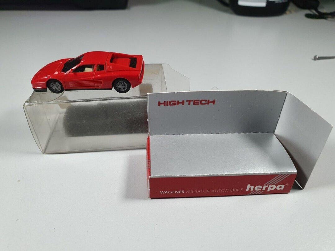 Ferrari Testarossa N2500 Herpa 1/87 With Box - Etsy Canada