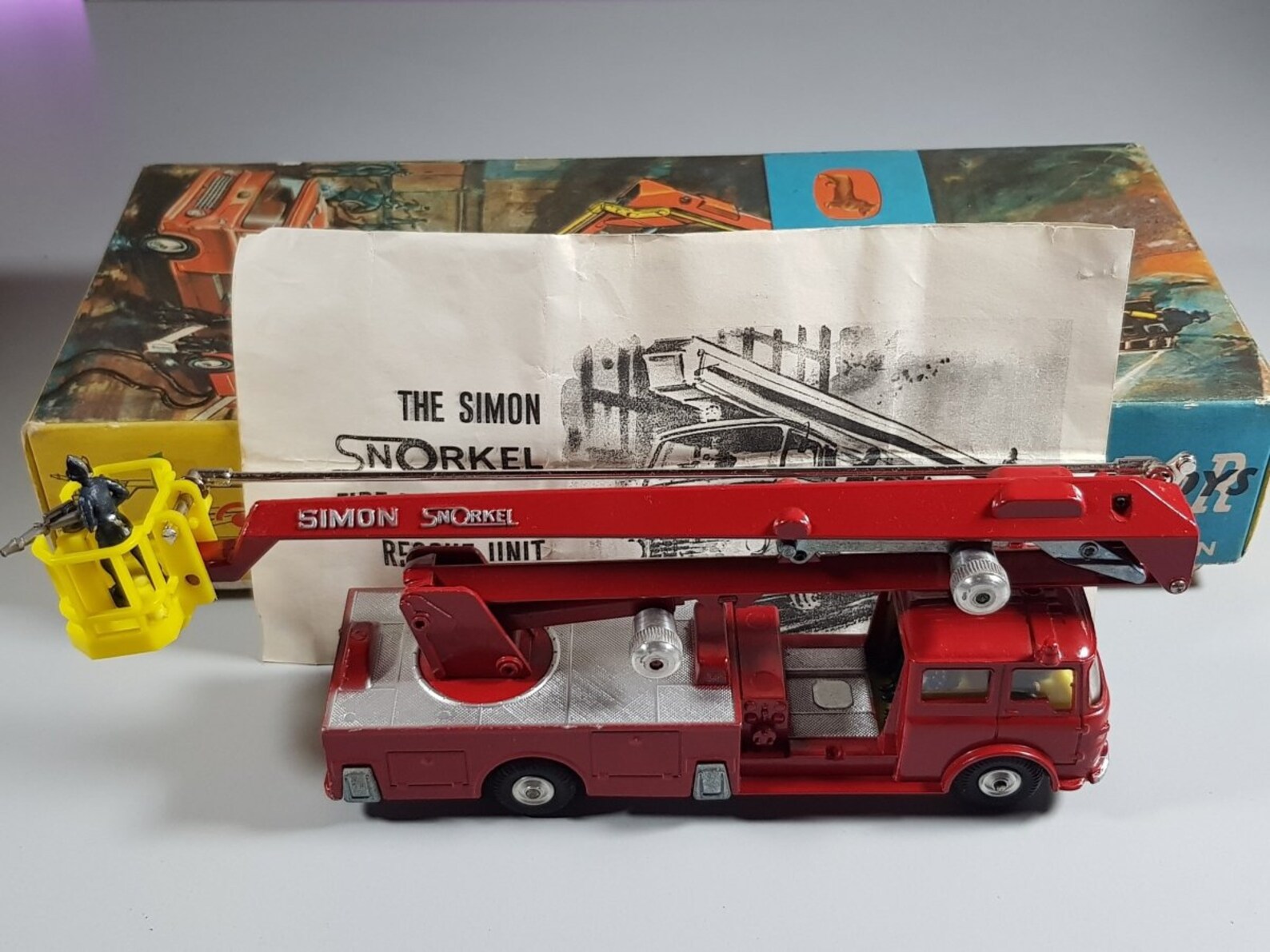 Simon Snorkel Fire Engine N1127 Corgi Toys 1/43 With Box - Etsy
