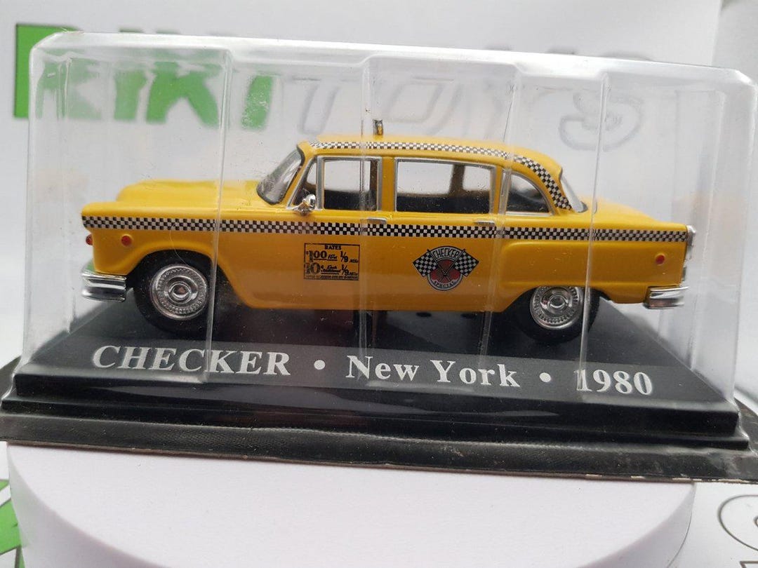 Checker Taxi NY 1980 Newsstand 1/43 With Box - Etsy
