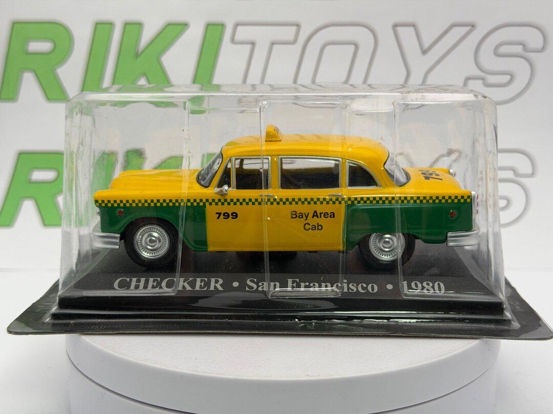 Checker Taxi Newsstand 1/43 Yellow 1980 - Etsy