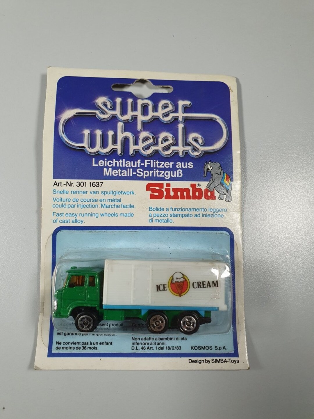 3-axle Ice Cream Truck Simba Toys 1/87 With Box - Etsy