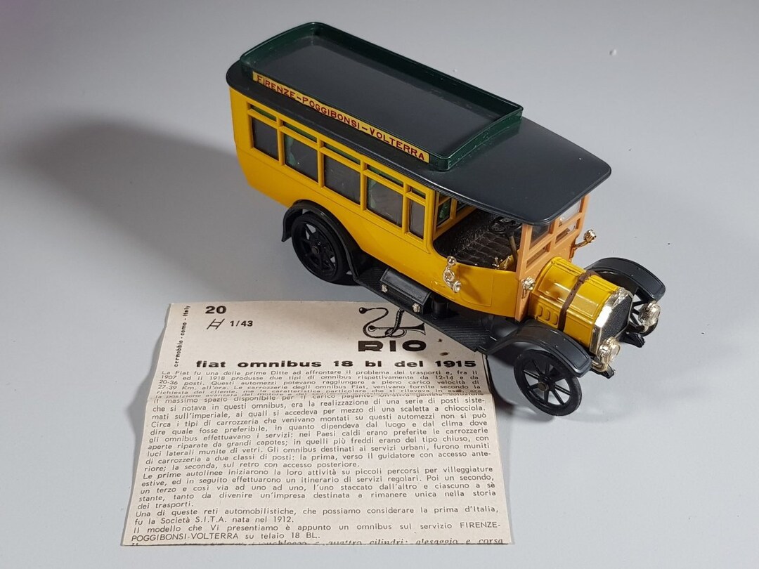 Fiat 18BL Bus Rio 1/43 - Etsy