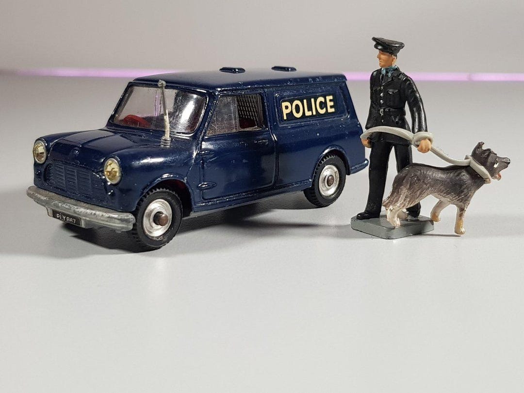 Austin Mini Van Police Corgy Toys 1/43 - Etsy