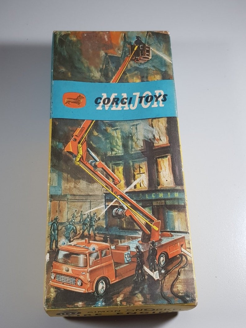 Simon Snorkel Fire Engine N1127 Corgi Toys 1/43 With Box - Etsy