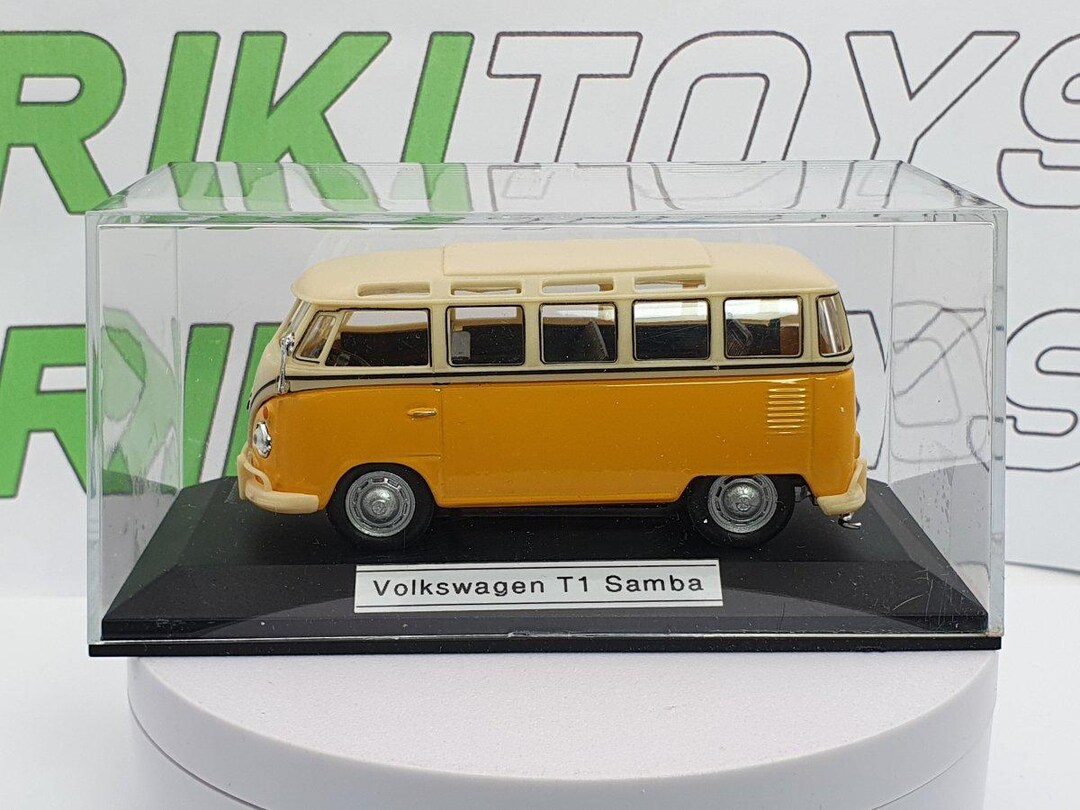 Volkswagen T1 Samba Bus Cararama 1/43 Yellow - Etsy