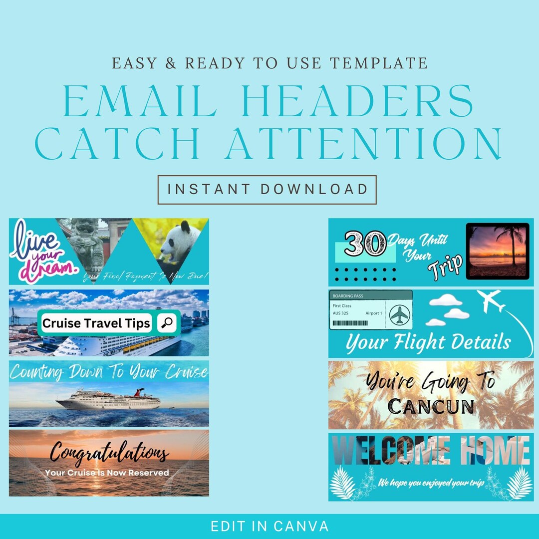 13 Tropical-themed Email Headers for Travel Agencies | Vibrant and Eye ...
