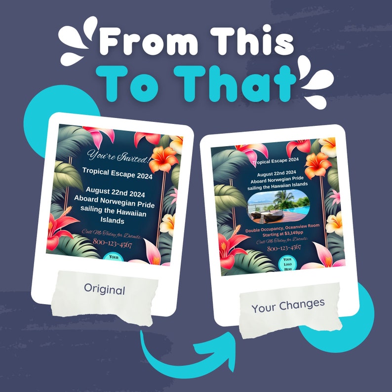 Tropical Floral Retractable Banner Template: Editable Canva Design (33. ...