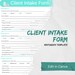 Client Intake Form for Travel Agents, Canva Editable Version, Simple ...