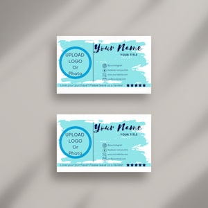 Business Email Signature Template | Blue Swoosh | Linkable | Editable ...
