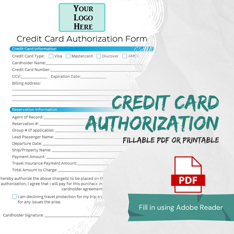 Travel Agent Credit Card Authorization Form | Business Forms | PDF ... Travel Agent Credit Card Authorization Form | Business Forms | PDF ...