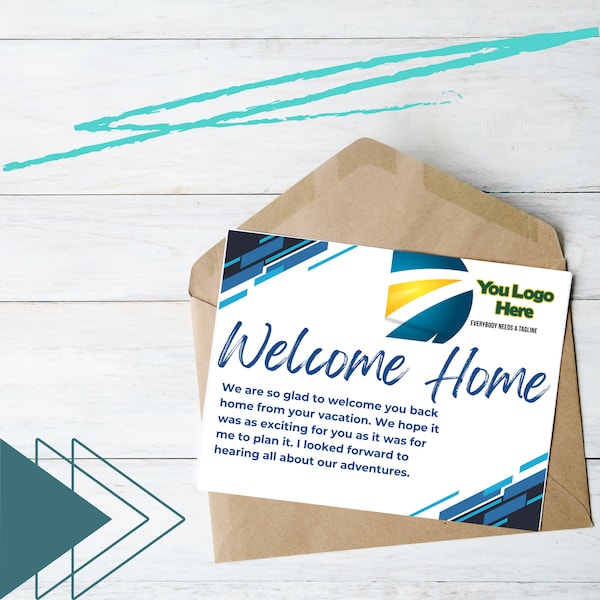 Travel Agent Welcome Home Card - Etsy