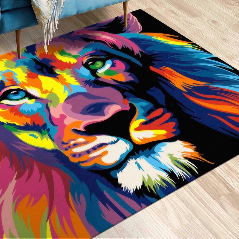 Lion Rug - Etsy