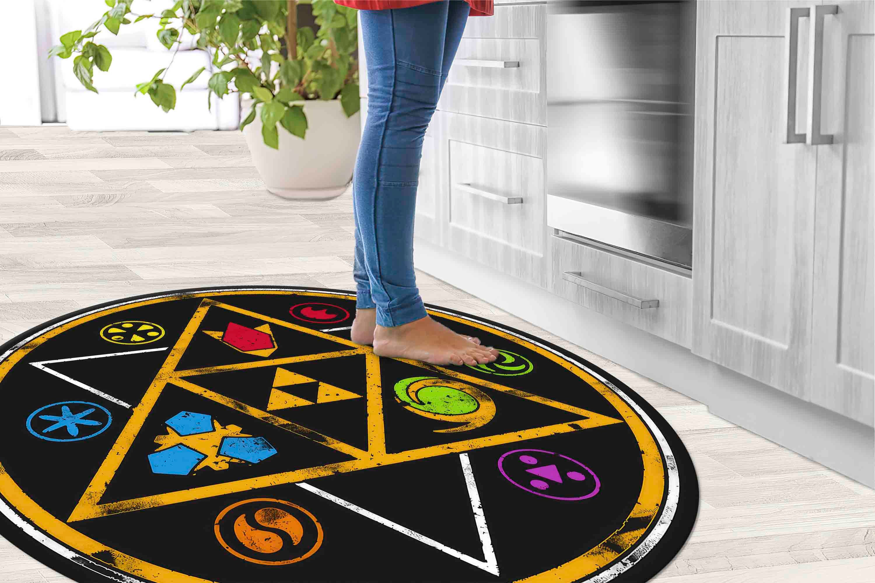 Round Rug Legend of Zelda Rug Gamer Room Rug Modern Rug - Etsy