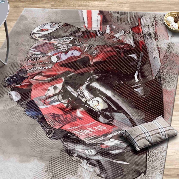 Motorcycle Rug - Etsy