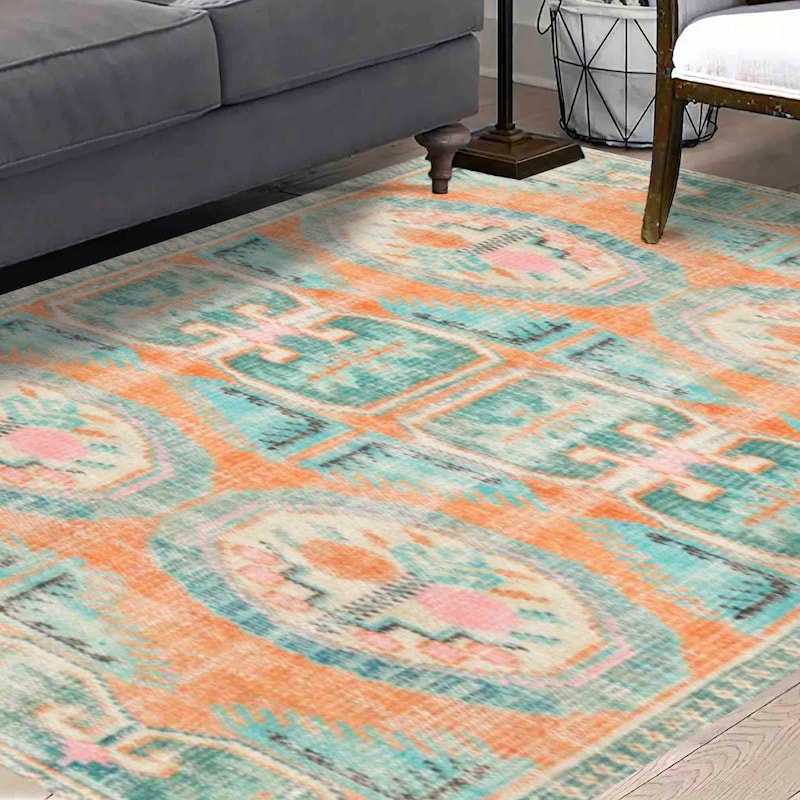 Turquoise Rug - Etsy