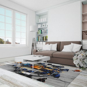 Norris Mclaren F1 Rugs, Formula 1 Rugs, Man Cave Rugs, Car Rug, Home ...