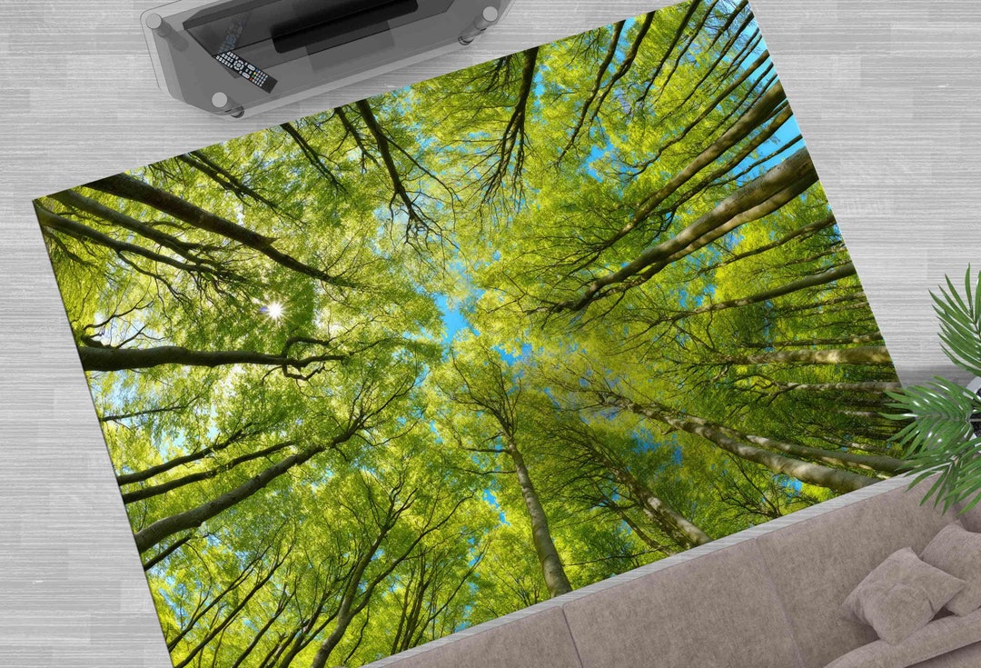 Hallway Rugs, Tree Branch Landscape Rugs, Non Slip Rugs, Cool Rugs ...