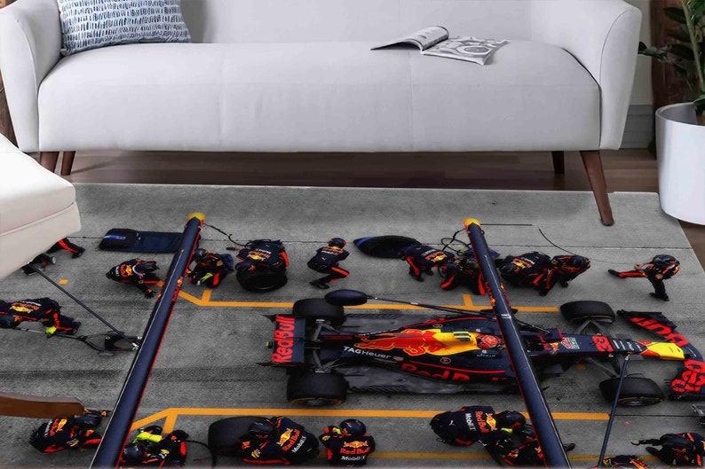Max Verstappen Formula F1 Rugs Area Rugs Car Racing Rugs - Etsy