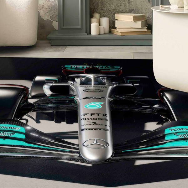 Mercedes Car Rug - Etsy