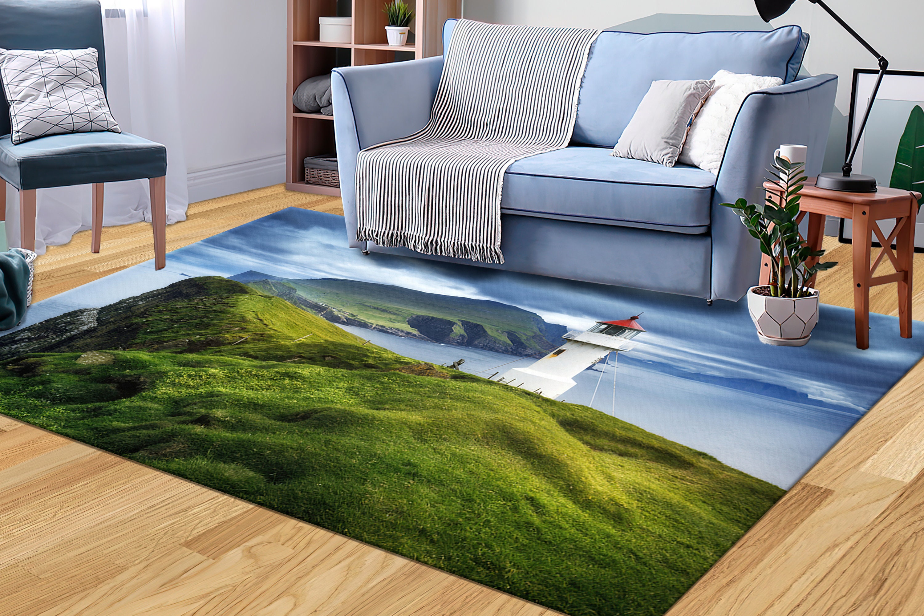 Sea Scenery Rug Landscape Rugs Door Mat Rug Custom Rug Sea - Etsy