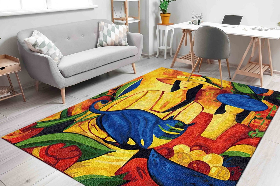 Picasso Women and Cat Rug, Pablo Picasso Rugs, Reproduction Rugs ...