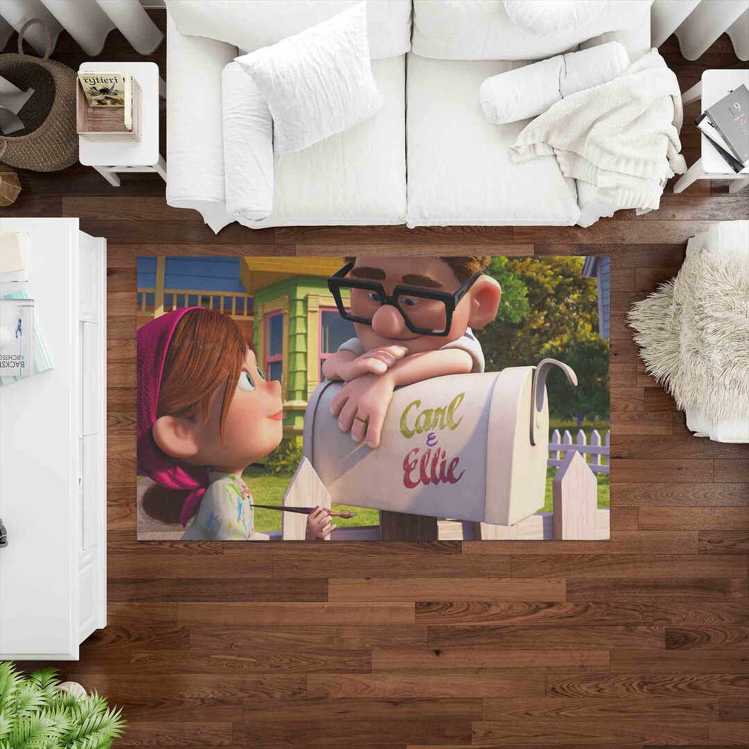 Carl Fredricksen Rugs, Carl and Ellie Rug, Salon Rug, Couple Rug ...