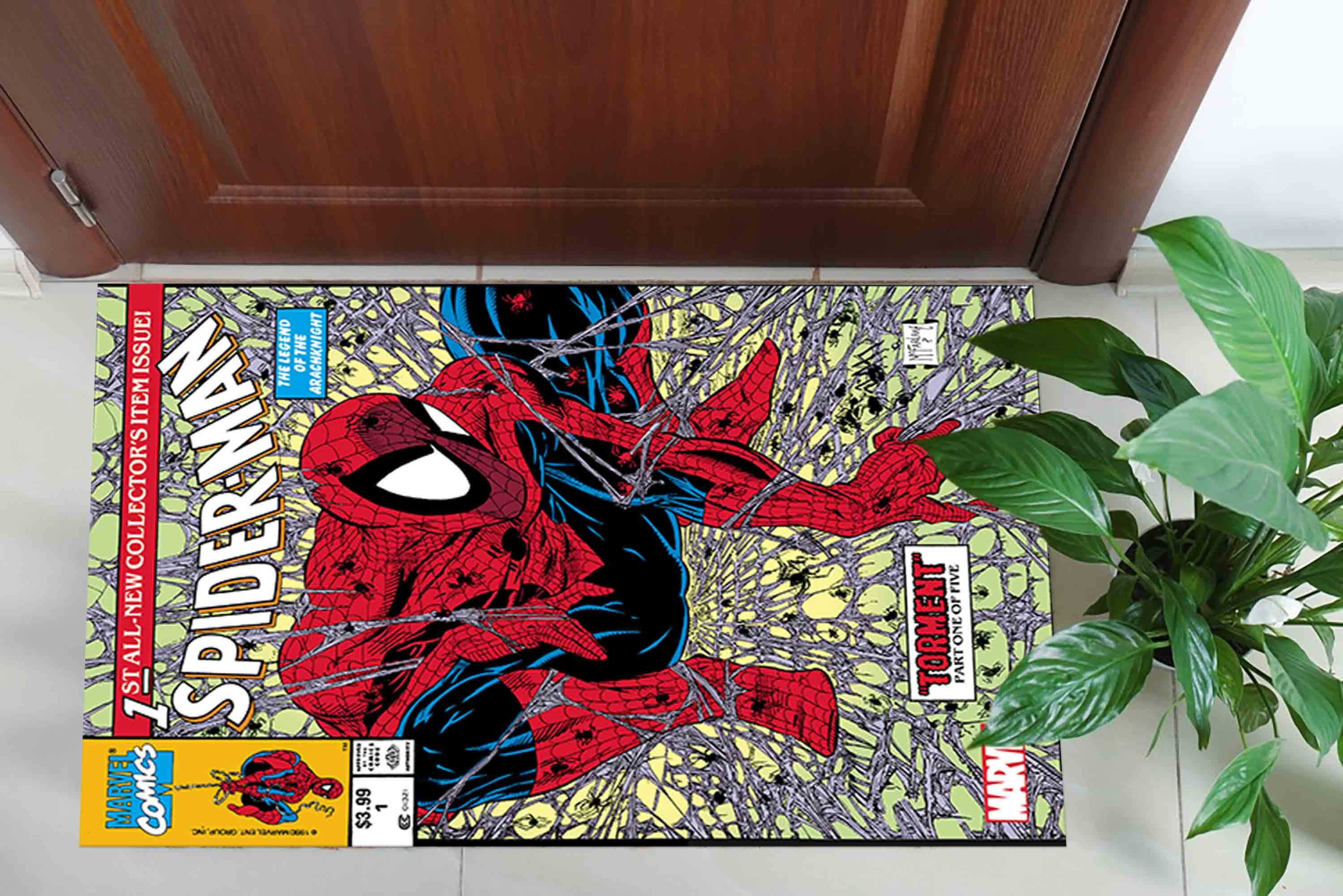 Spiderman Rug, Cartoon Rug, Boyroom Rug, Children Rugs, Gift For Him ...