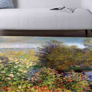 Claude Monet Rugs, Abstract Tree Rugs, Corner of the Garden at ...