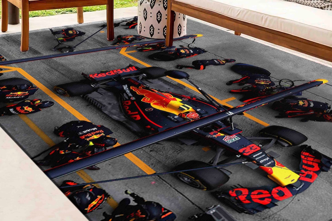 Max Verstappen Formula F1 Rugs, Area Rugs, Car Racing Rugs, Garage Rugs ...