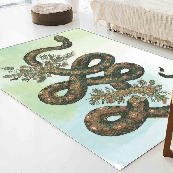 Large Snake Rug - Etsy