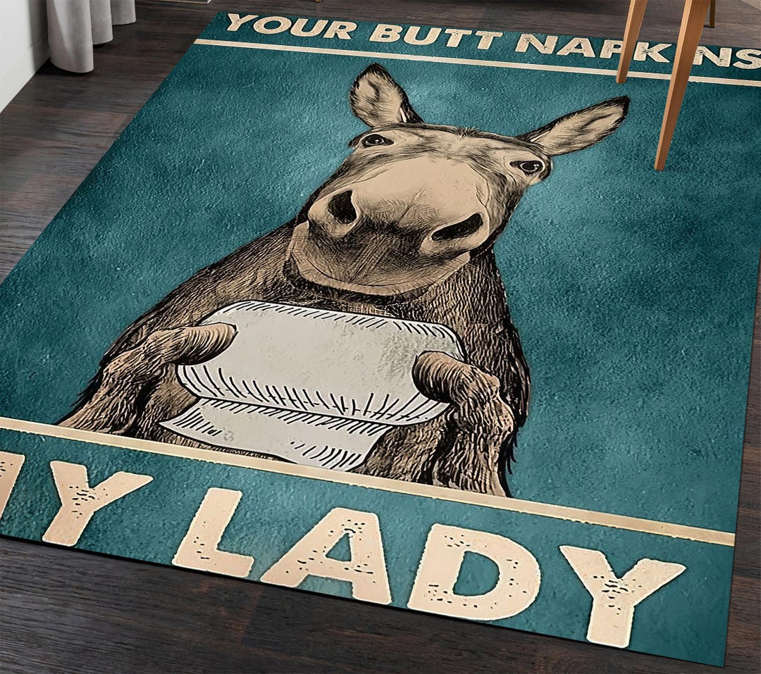 Donkey Rug, Nice Ass Rugs, Toilet Rug, Modern Rugs, Hallway Rug ...
