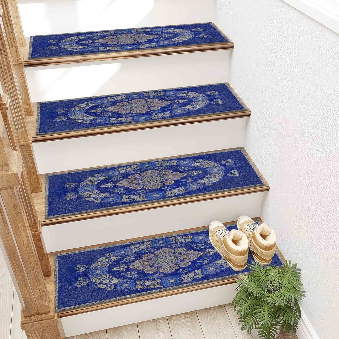 Stair Step Rug, Blue Rug, Gray Rug, Oushak Rugs, Muted Rugs, Modern Rug ...