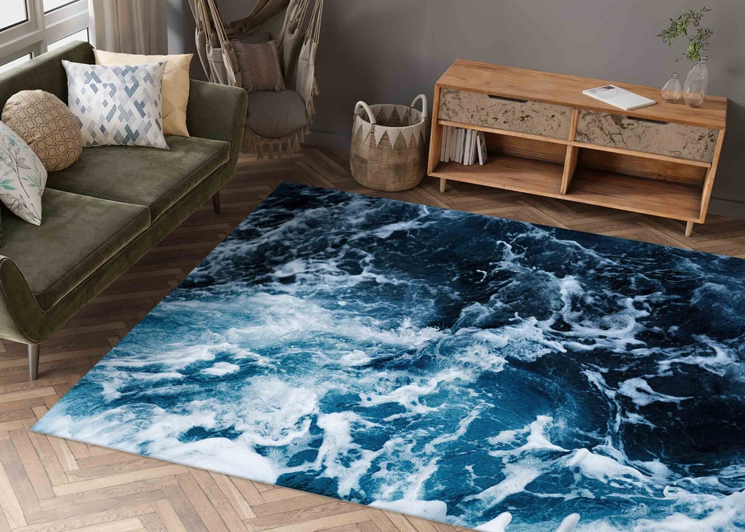 View Rug, Thin Rug, Modern Rugs, Bridesmaid Gift Rug, Popular Rug, Sea ...