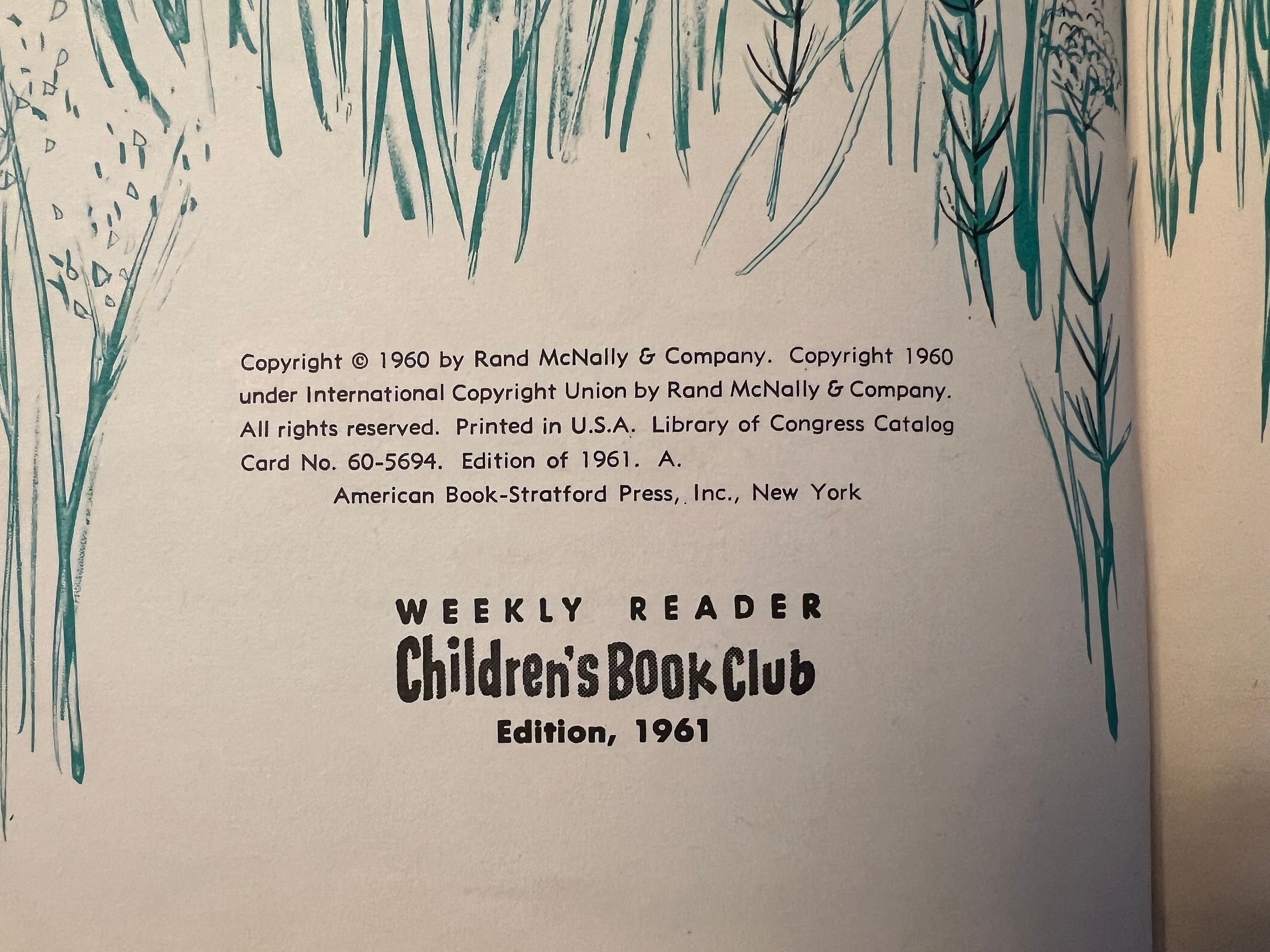 The Tall Grass Zoo by Winifred Cecil Lubell 1961 Vintage Children's ...