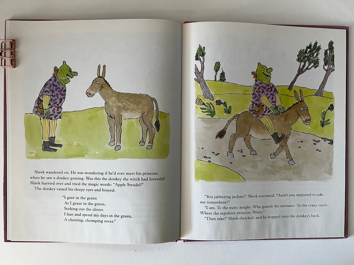 Shrek by William Steig 1990 Published by Farrar, Straus and Giroux ...