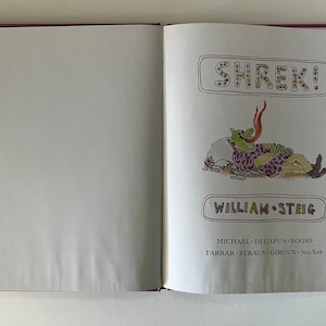 Shrek! by William Steig 1990 Published by Farrar, Straus and Giroux ...