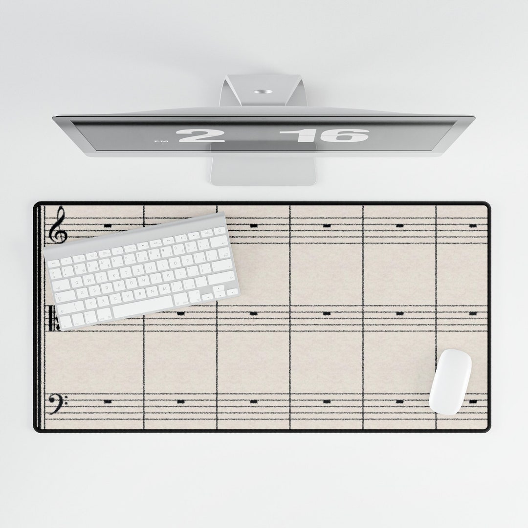 Staff Paper Composer Sheet Music Score Desk Mats - Etsy