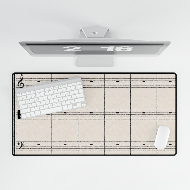 Staff Paper Composer Sheet Music Score Desk Mats - Etsy