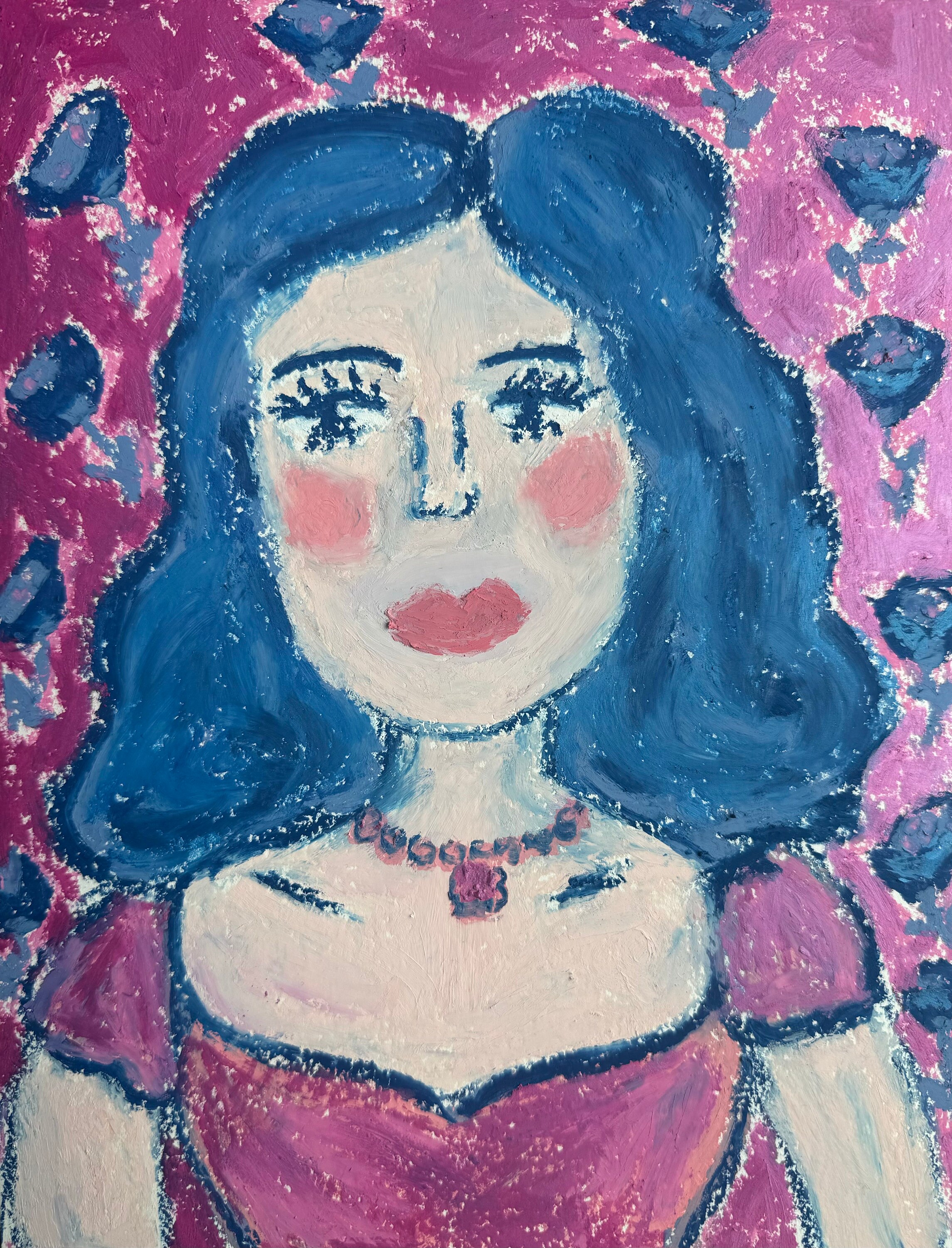 Oil Pastel Hand Drawn Art - Original Drawing, One of a Kind, Home Decor ...