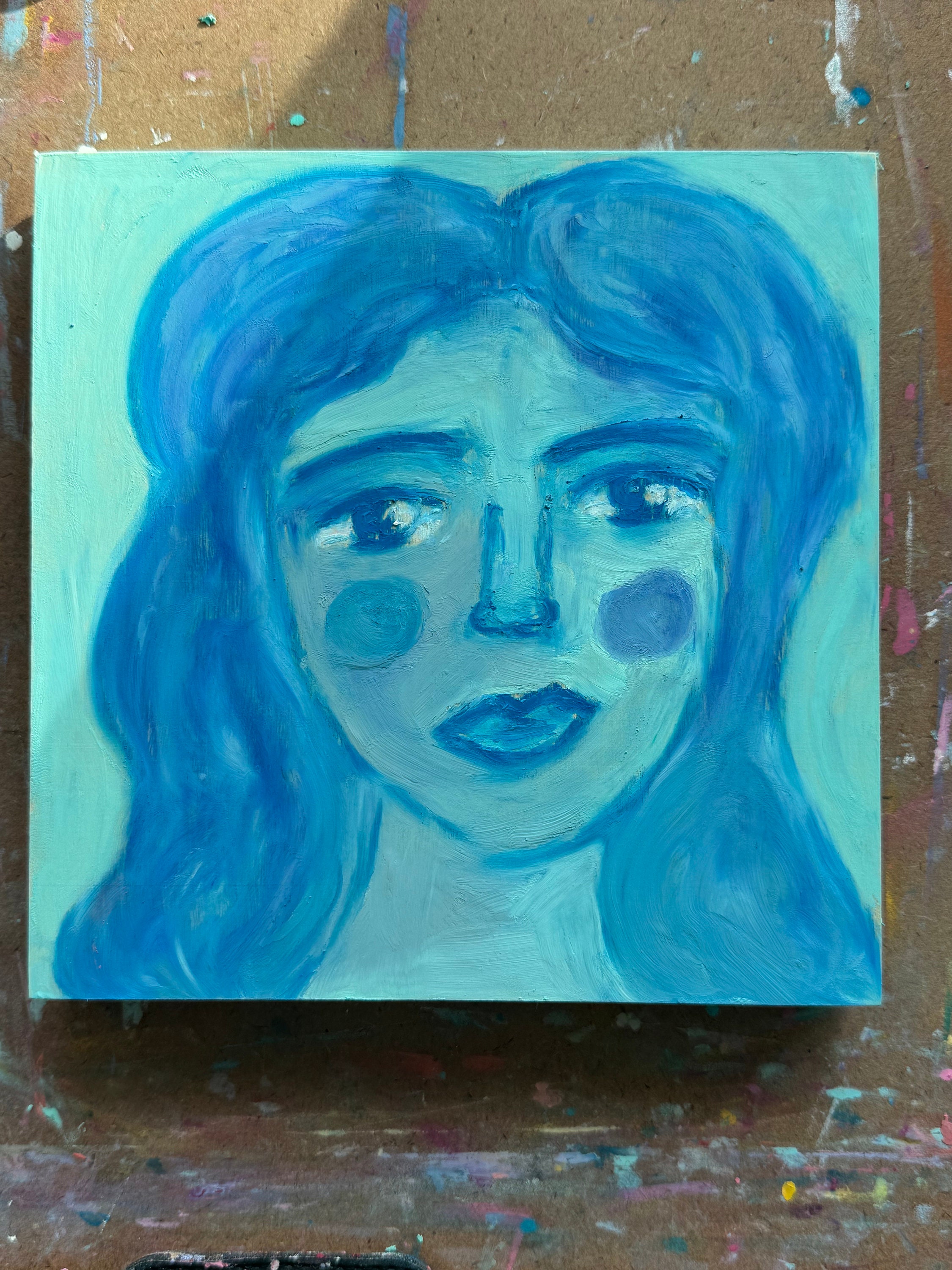 Oil Pastel Hand Drawn Art - Portrait, Colorful, Wall Art, Decoration ...