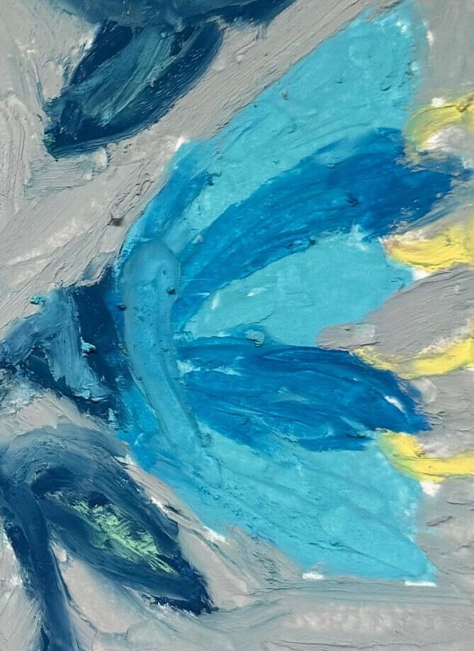 Oil Pastel Hand Drawn Art Original Drawing, One of a Kind, Home Decor ...