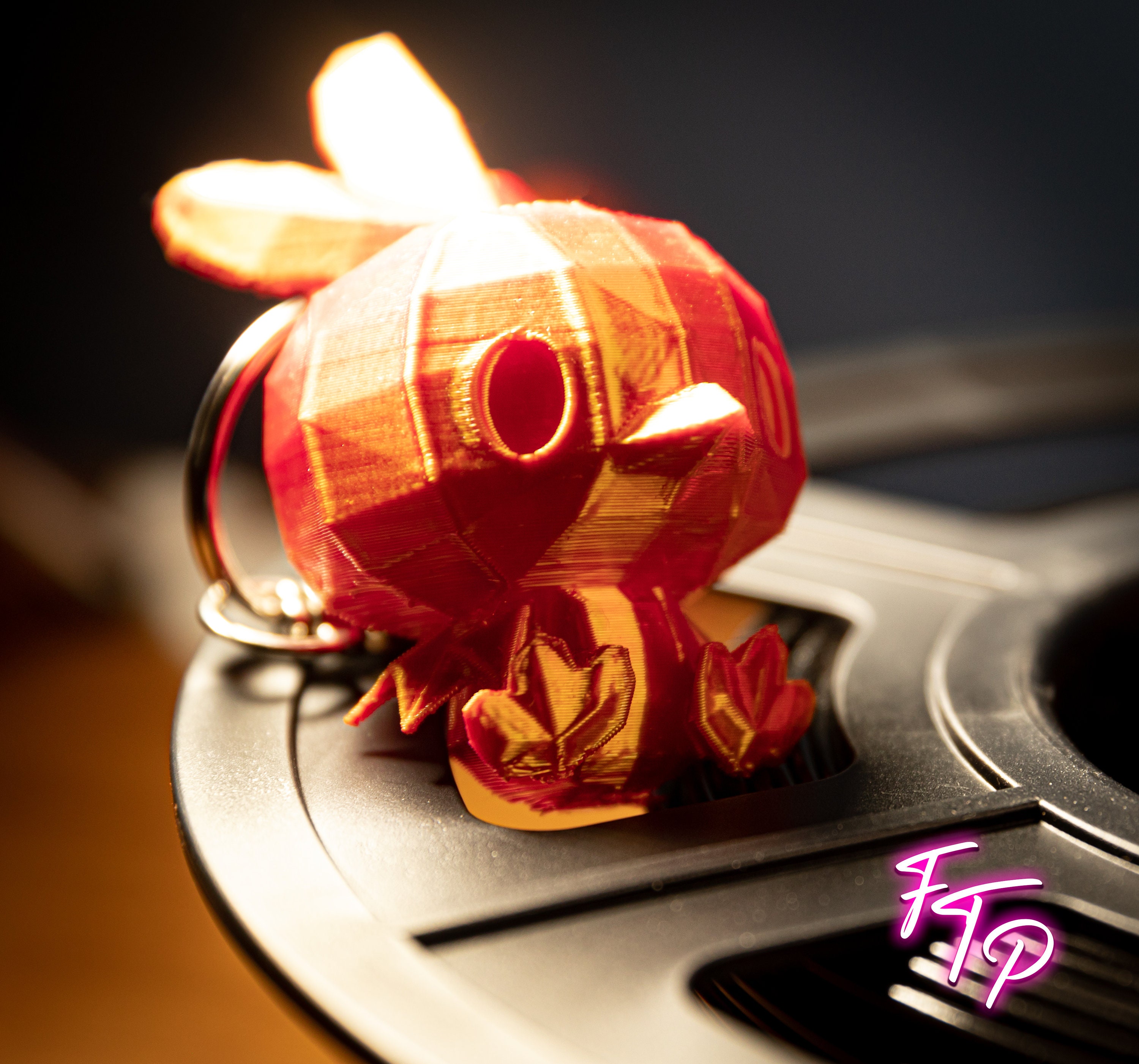 3d-printed Low Ploy Torchic Pokemon Collectable Keychain - Etsy